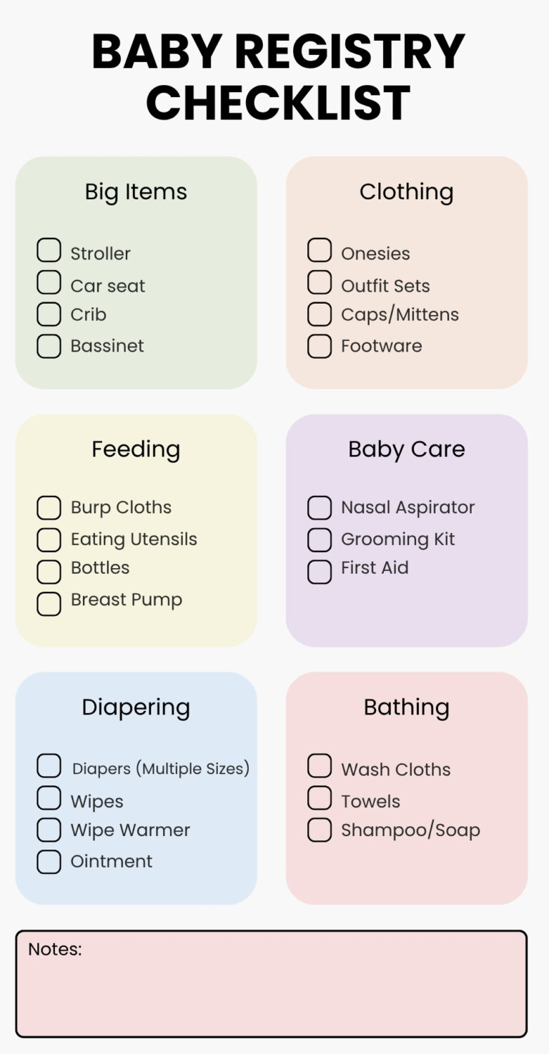 An Ultimate Baby Registry Checklist for 2026 – Fizzy Flare