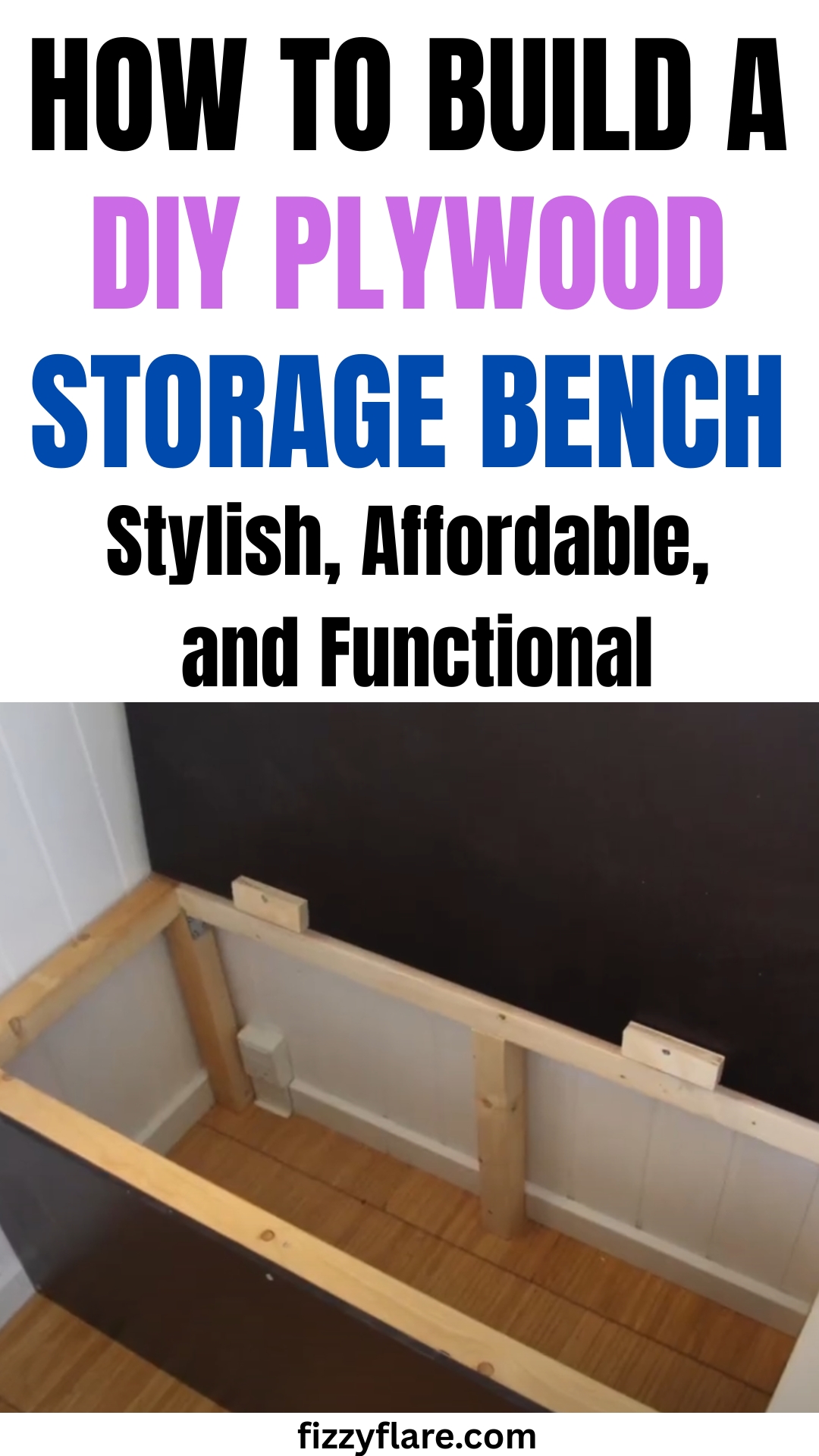 How to Build a DIY Plywood Storage Bench – Stylish, Affordable, and ...