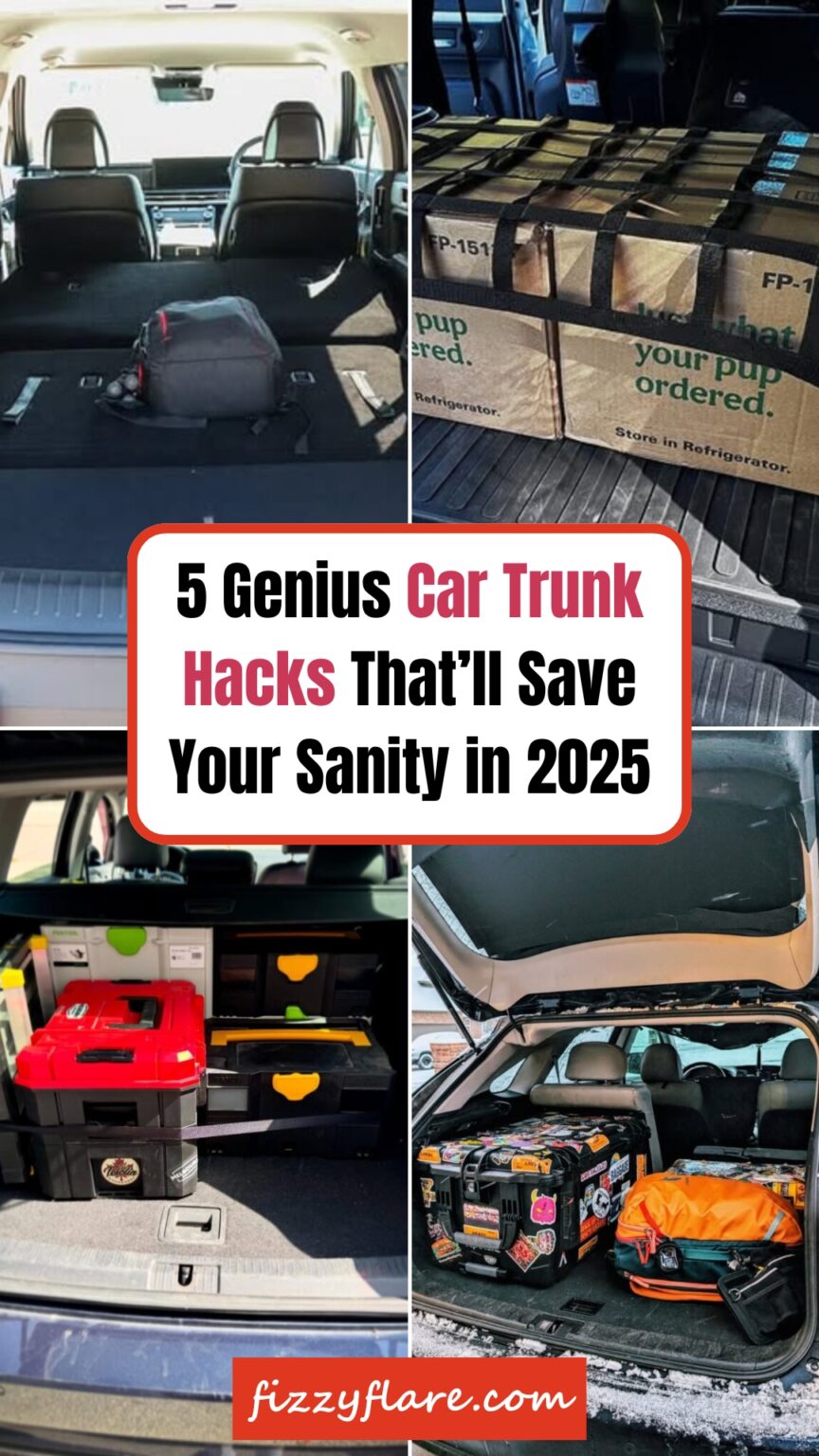 5 Car Trunk Organization Hacks That Make Life Easier in 2026 – Fizzy Flare