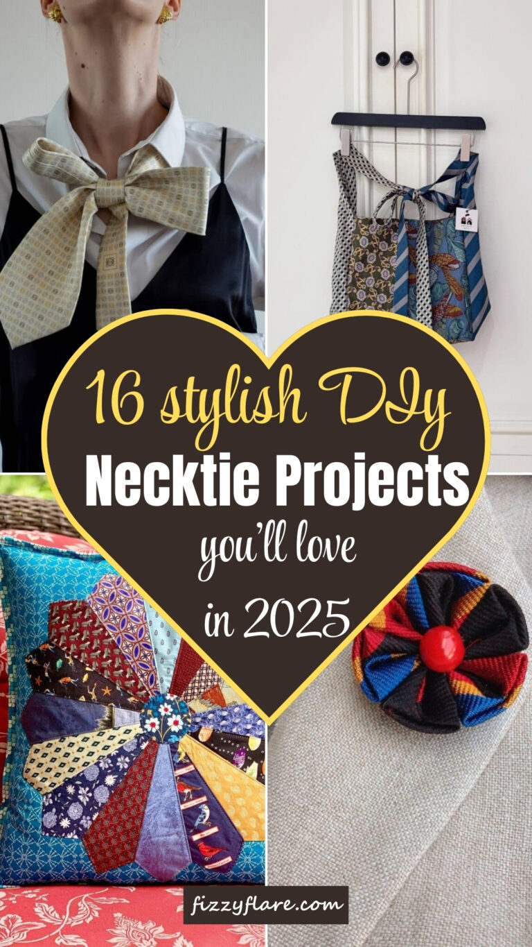 16 Stylish DIY Necktie Projects You’ll Love in 2026 – Fizzy Flare