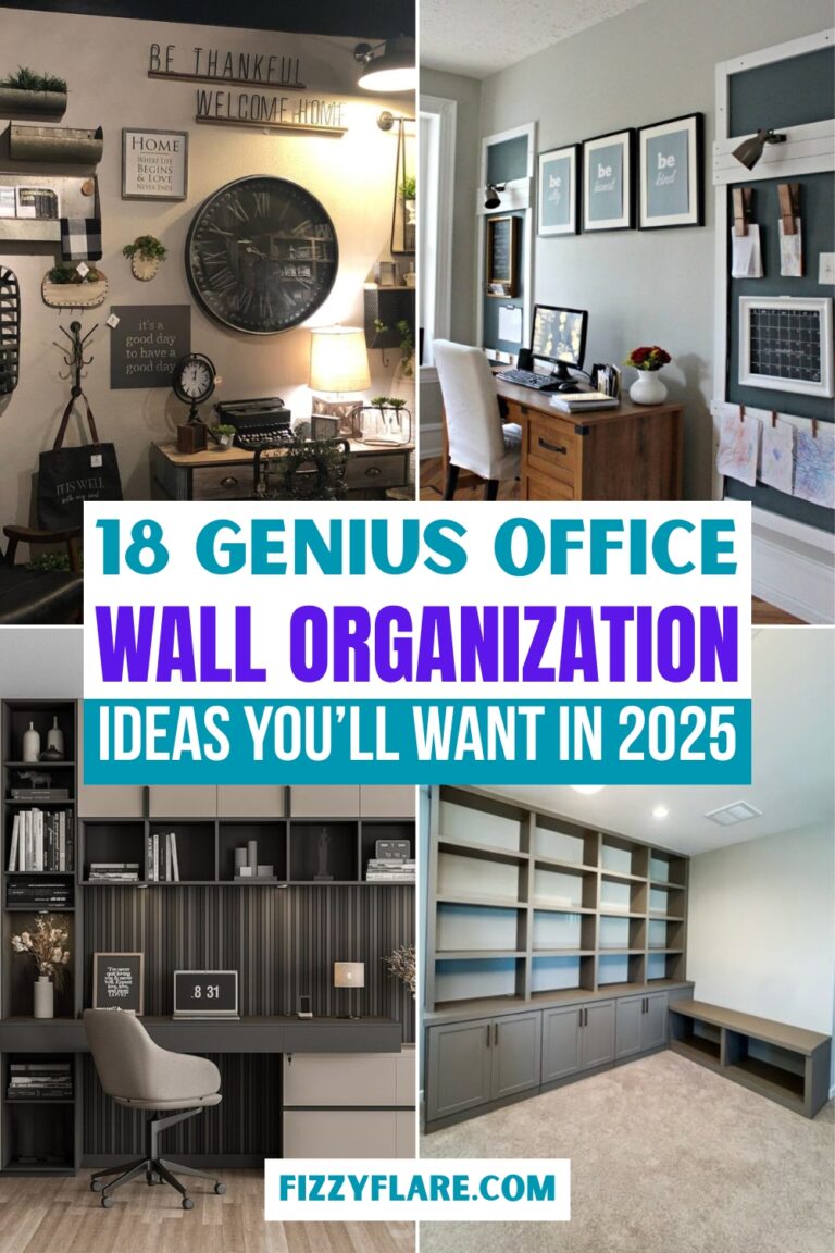 18 Office Wall Organization Ideas for 2025 – Fizzy Flare