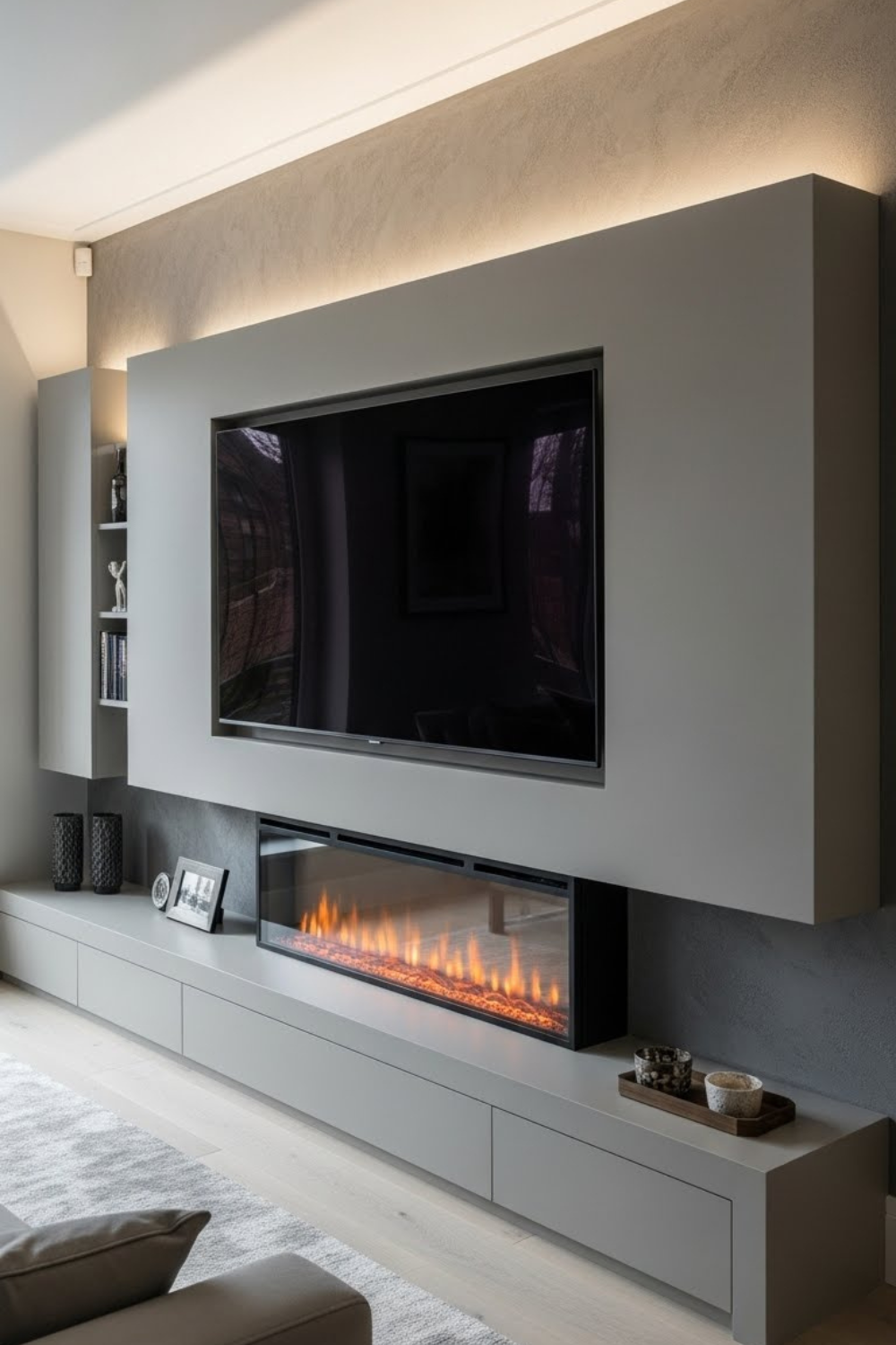 24 DIY Fireplace TV Wall Ideas for 2026 – Fizzy Flare