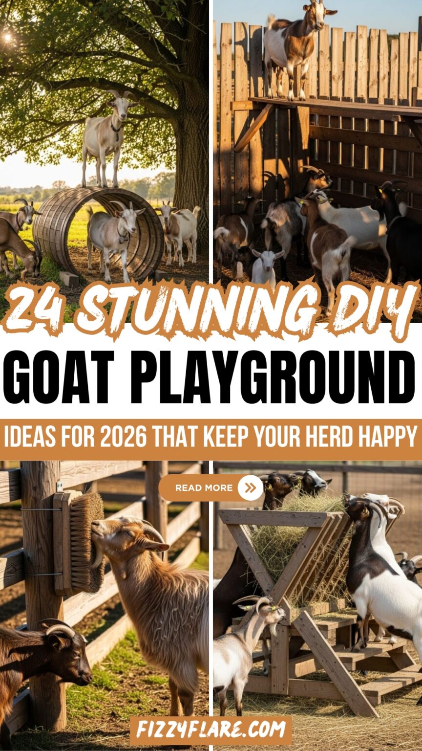 24 Goat Playground Ideas DIY For 2026 – Fizzy Flare