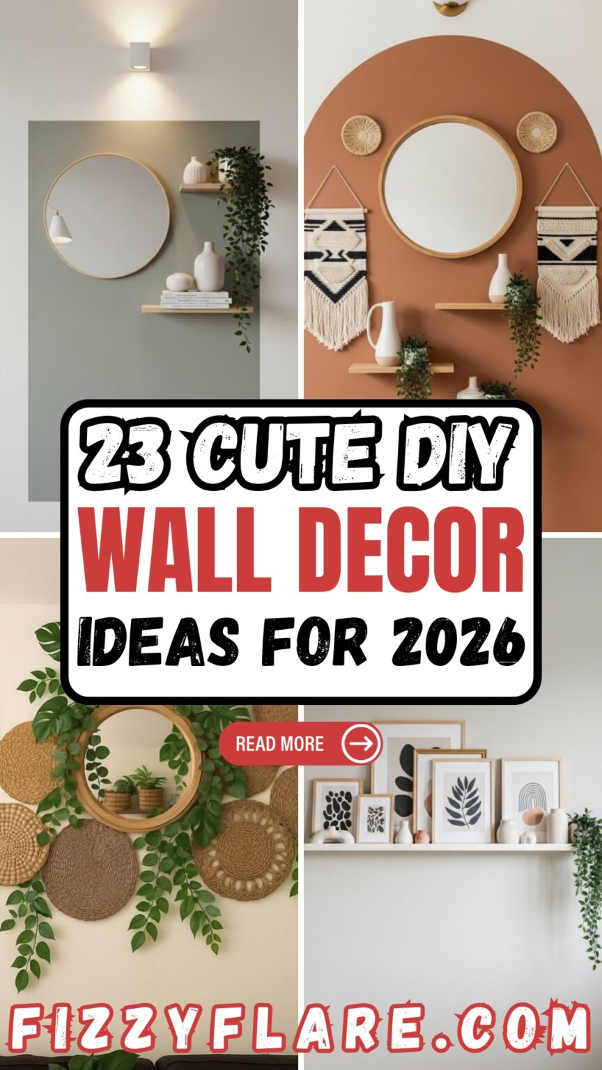 23 DIY Wall Decor Ideas for 2026 – Fizzy Flare