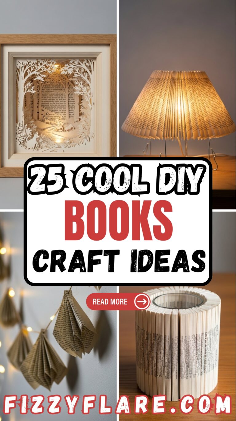 25 Book Craft DIY Ideas for 2026 – Fizzy Flare