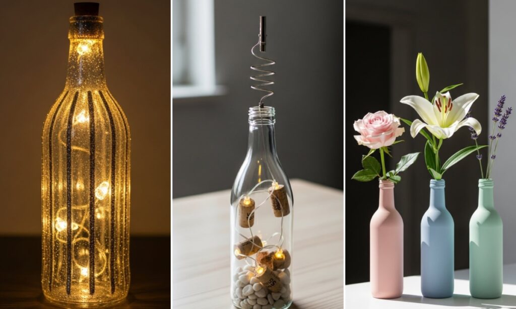 21 DIY Glass Bottle Crafts Ideas for 2026 – Fizzy Flare