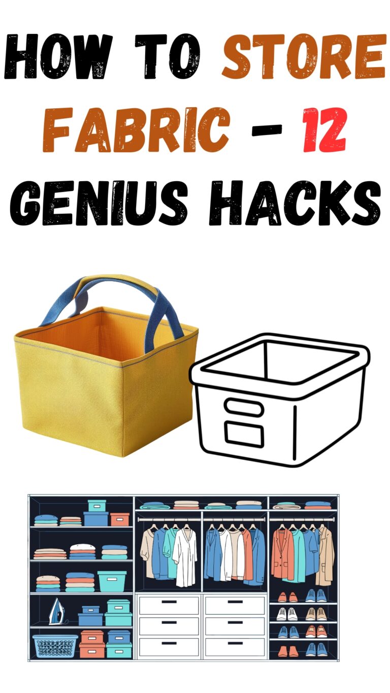 How to Store Fabric – 12 Genius Hacks to Organize – Fizzy Flare