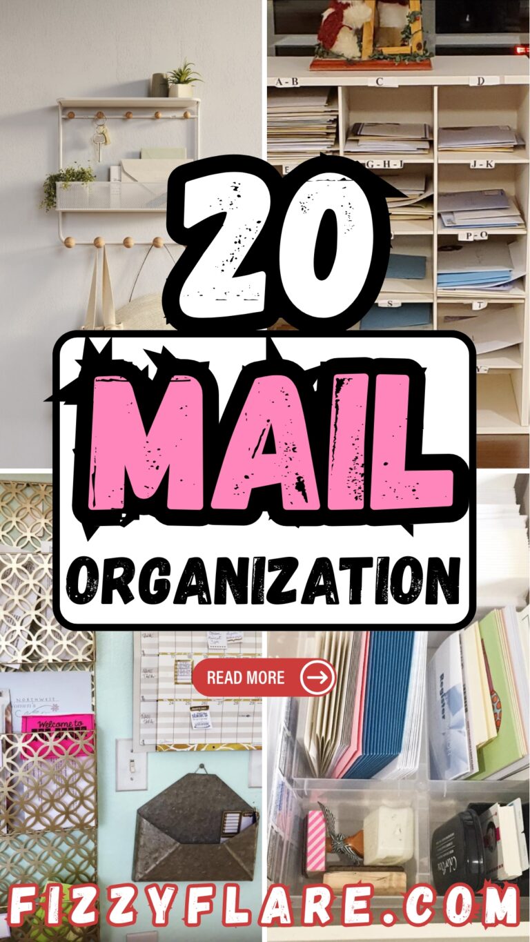 20 Mail Organization Ideas for 2026 – Fizzy Flare