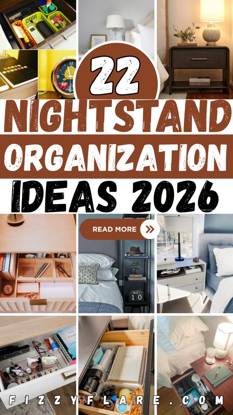 22 Nightstand Organization Ideas for 2026 – Fizzy Flare