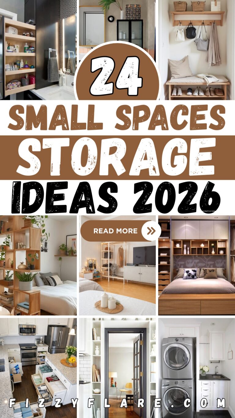 24 Storage Ideas For Small Spaces in 2026 – Fizzy Flare